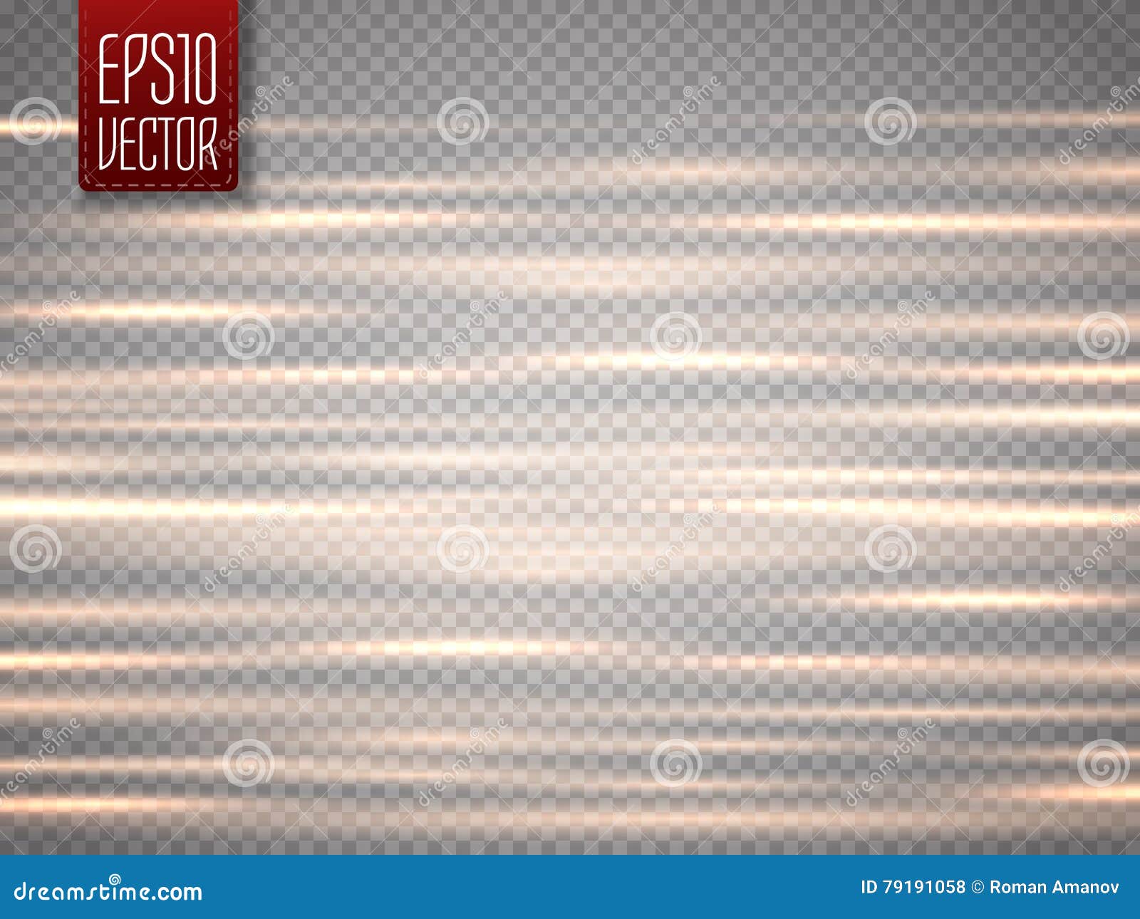 Abstract Blurry Motion Lines on Transparent Background. Stock Vector ...