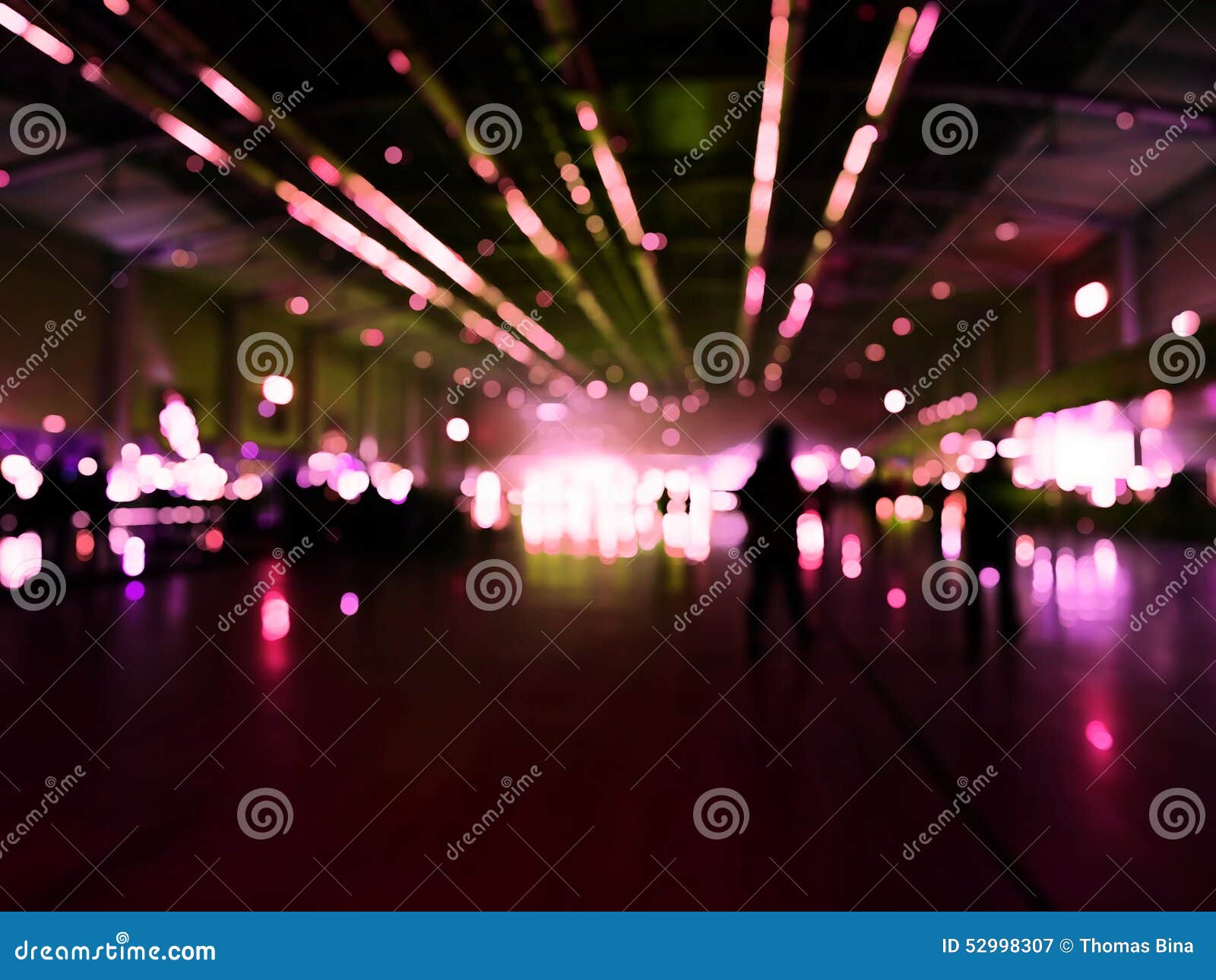 Abstract Blurry People in Exhibition Event Hall Stock Image - Image of ...