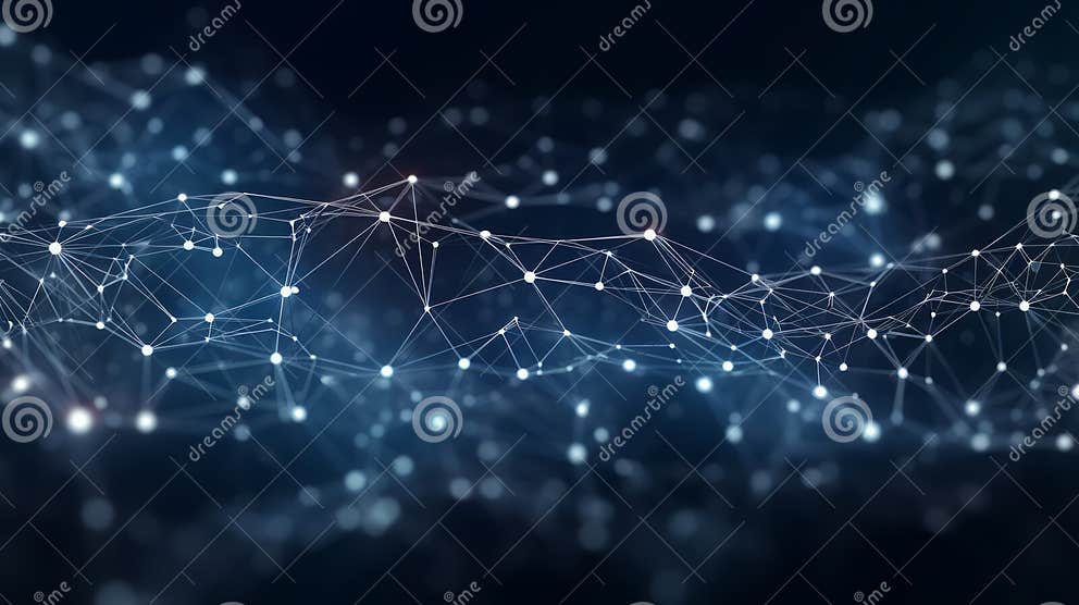 Abstract Blurry Technology Data Digital Background Stock Illustration ...