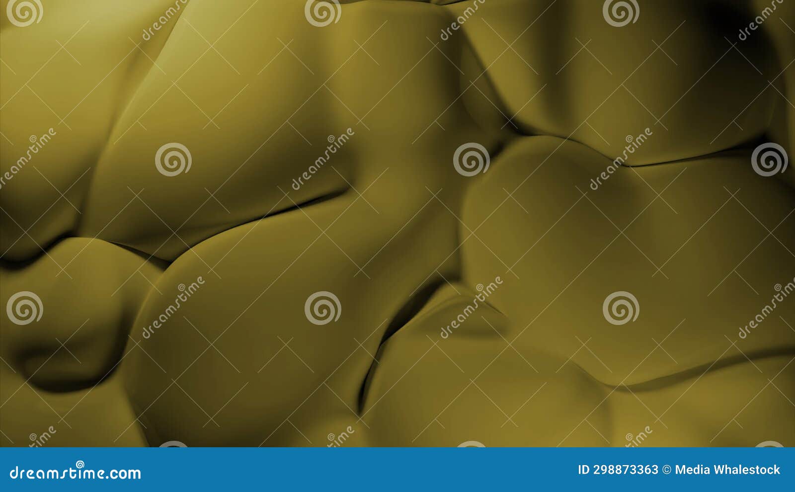 Abstract Boiling Yellow Liquid. Design. Yellow Sticky Bubbles. Stock ...