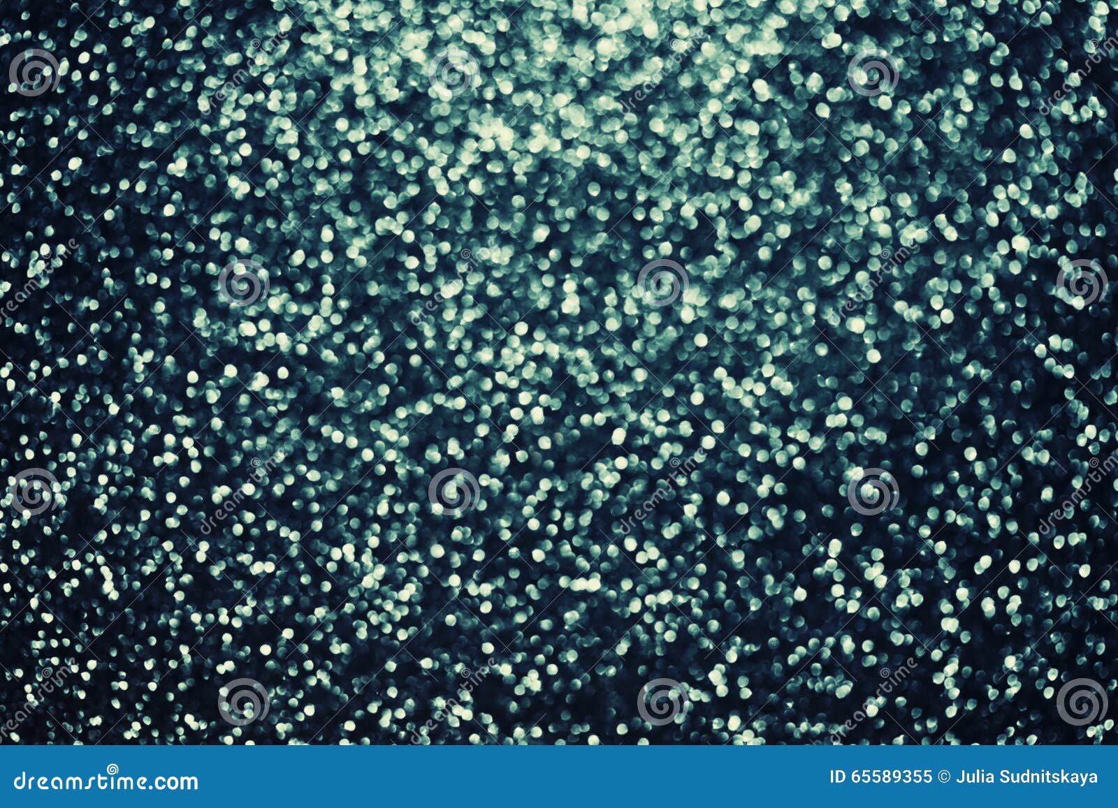 Abstract Bokeh Background in Dark Blue Color with Magic Sparkle Effect ...
