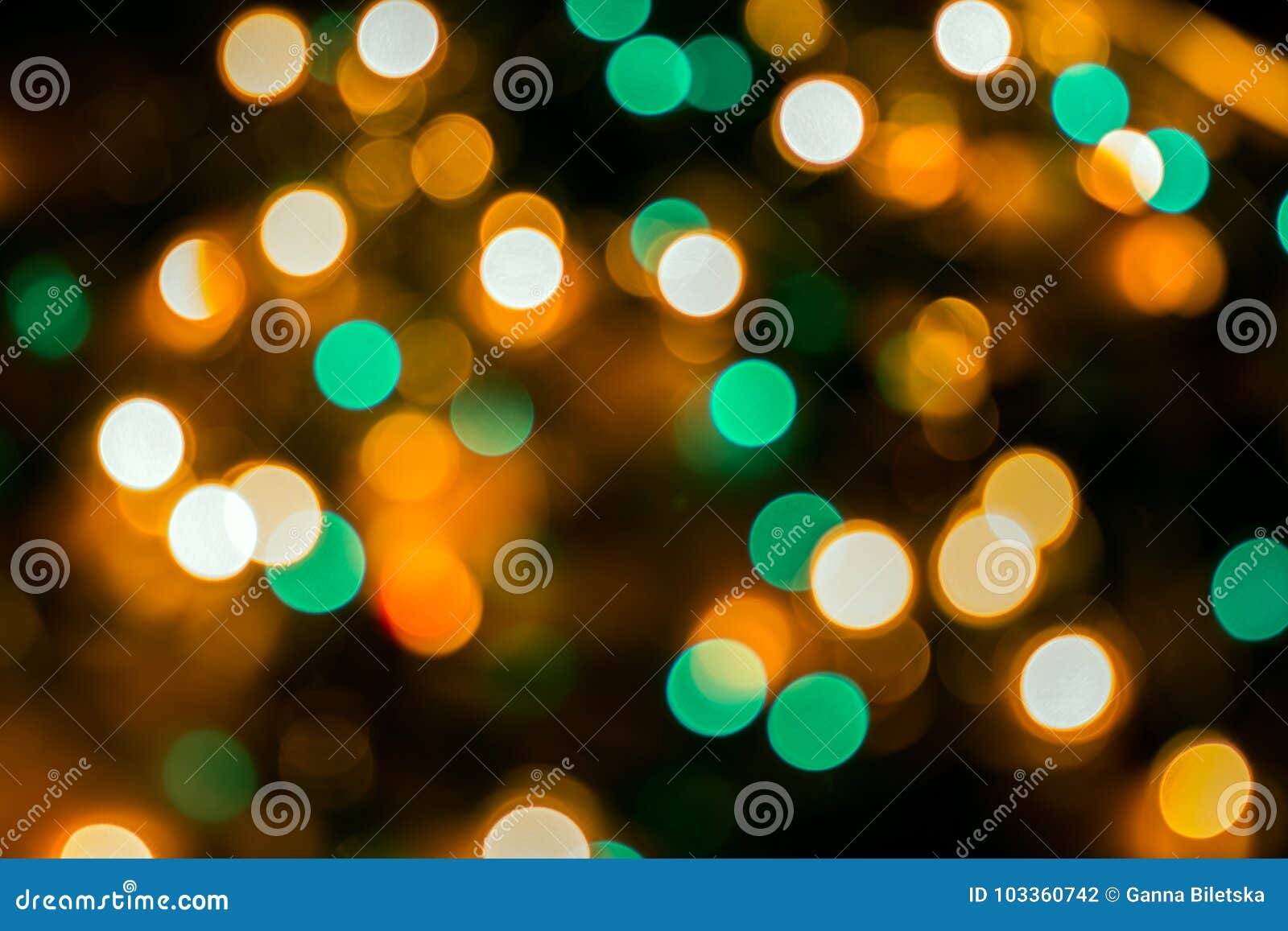 Abstract Bokeh Background of Different Colors. Stock Photo - Image of ...