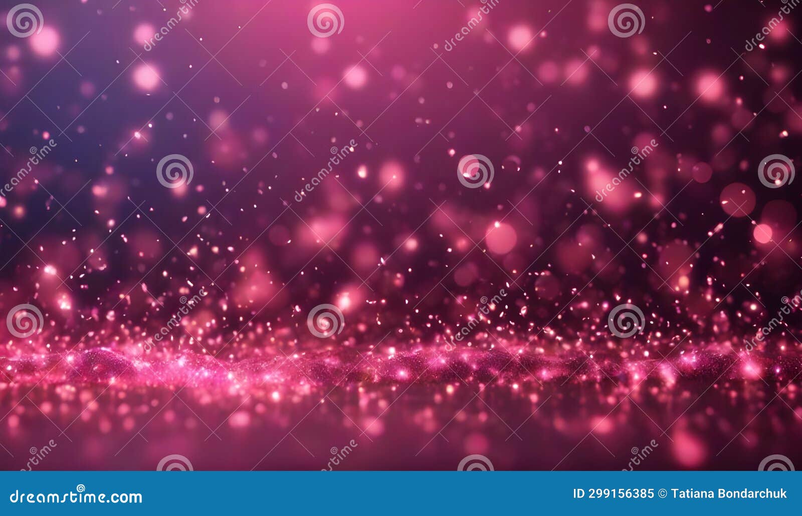 Abstract Bokeh Background of Pink Glittering Particles Stock ...