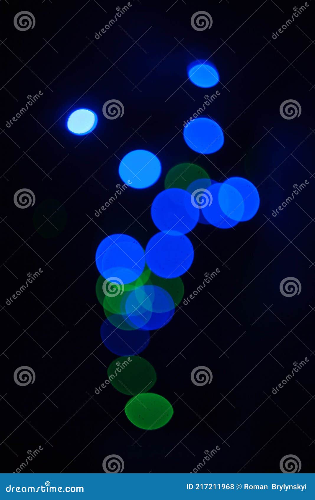 Abstract Bokeh Bright Color Blurred Background. Perimeter Bokeh for ...