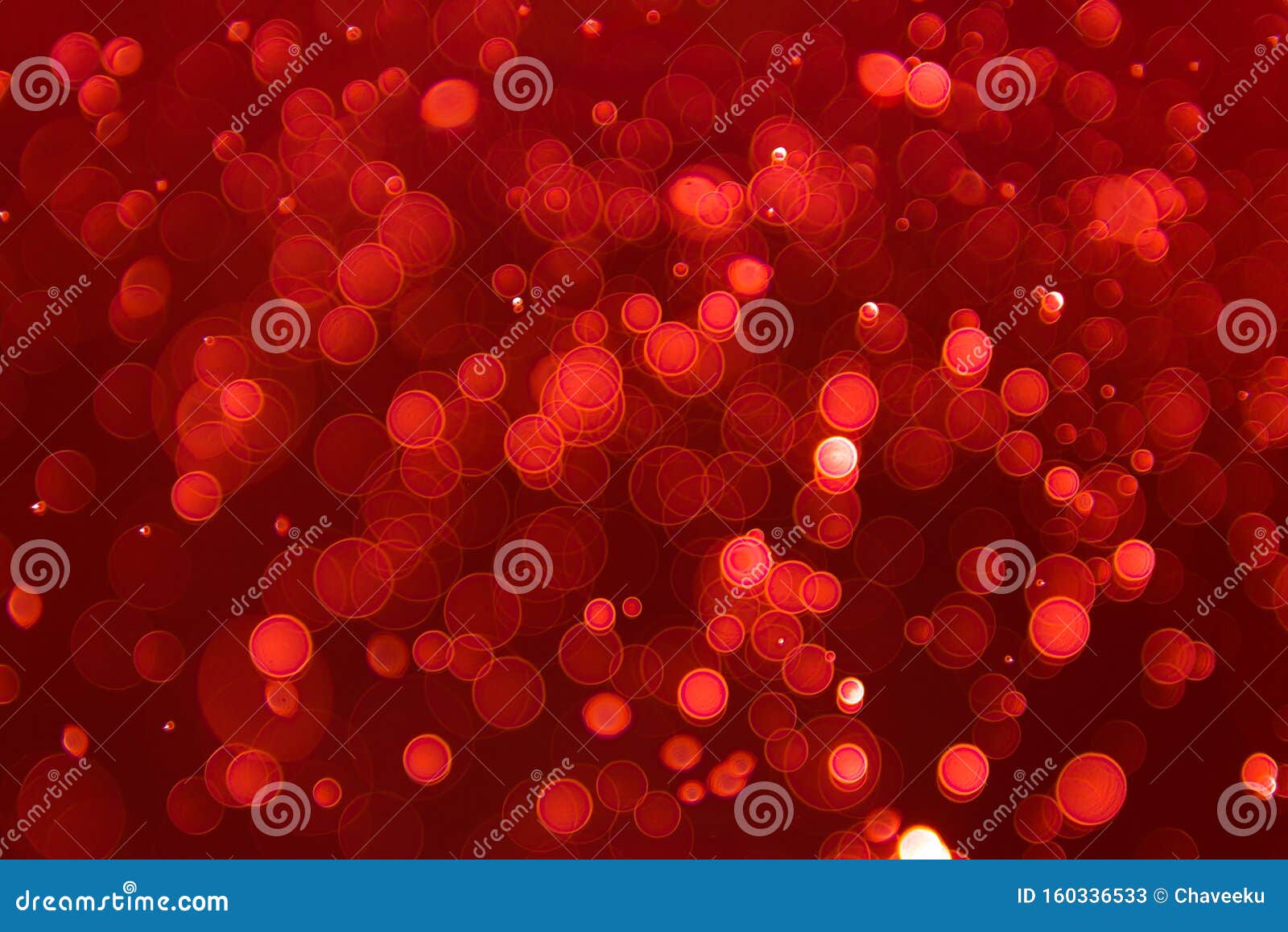 Abstract Sparkle Bokeh Light Effect With Red Background Abstract Bokeh