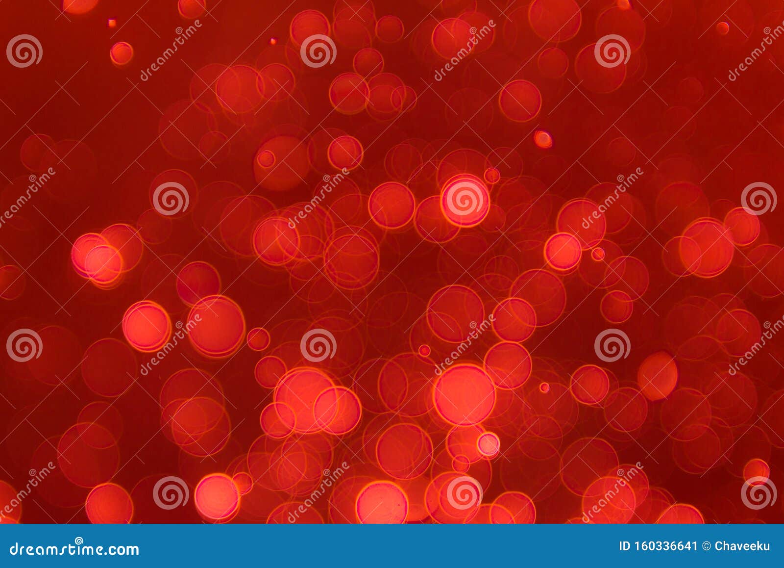 Abstract Sparkle Bokeh Light Effect With Red Background Abstract Bokeh
