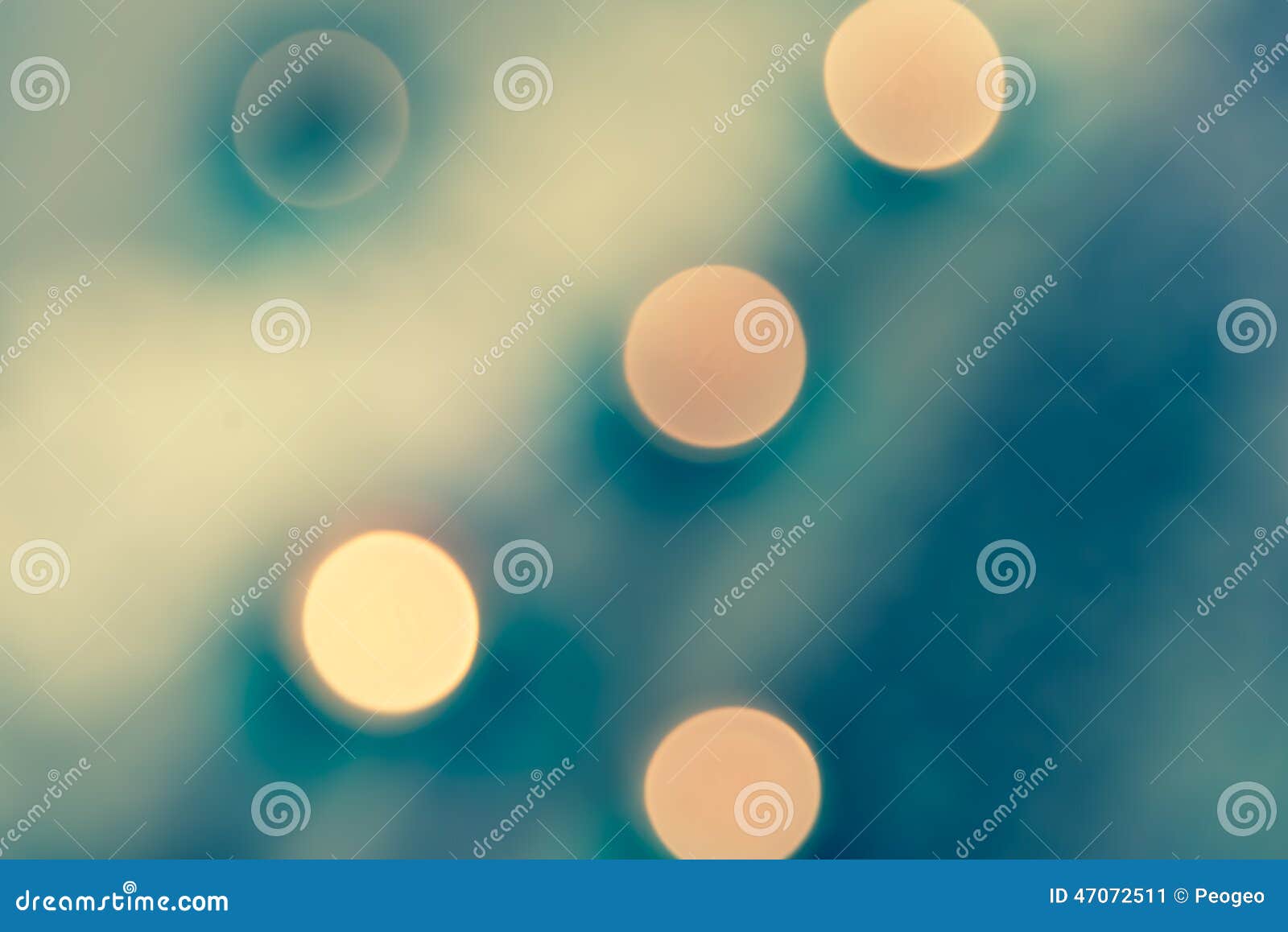 Abstract Bokeh of Light Split Tone Stock Image - Image of split, orange ...