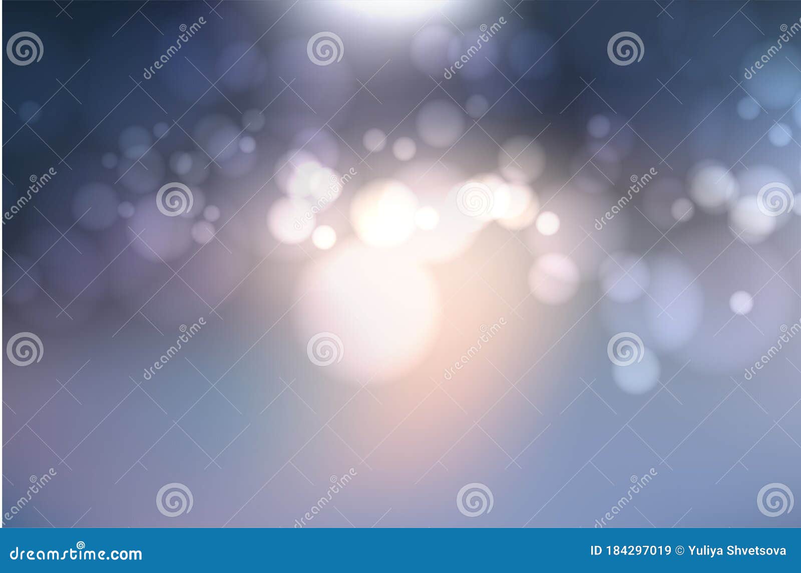 Abstract Bokeh Lights with Soft Light Background Illustration Stock ...