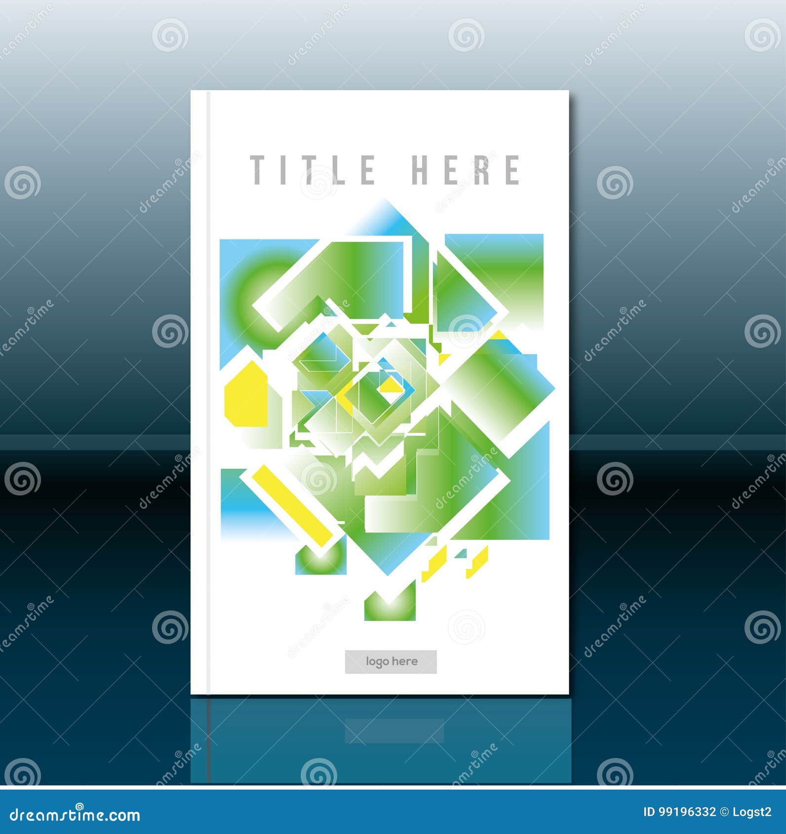 Abstract Book Cover Design Template Stock Vector - Illustration of ...