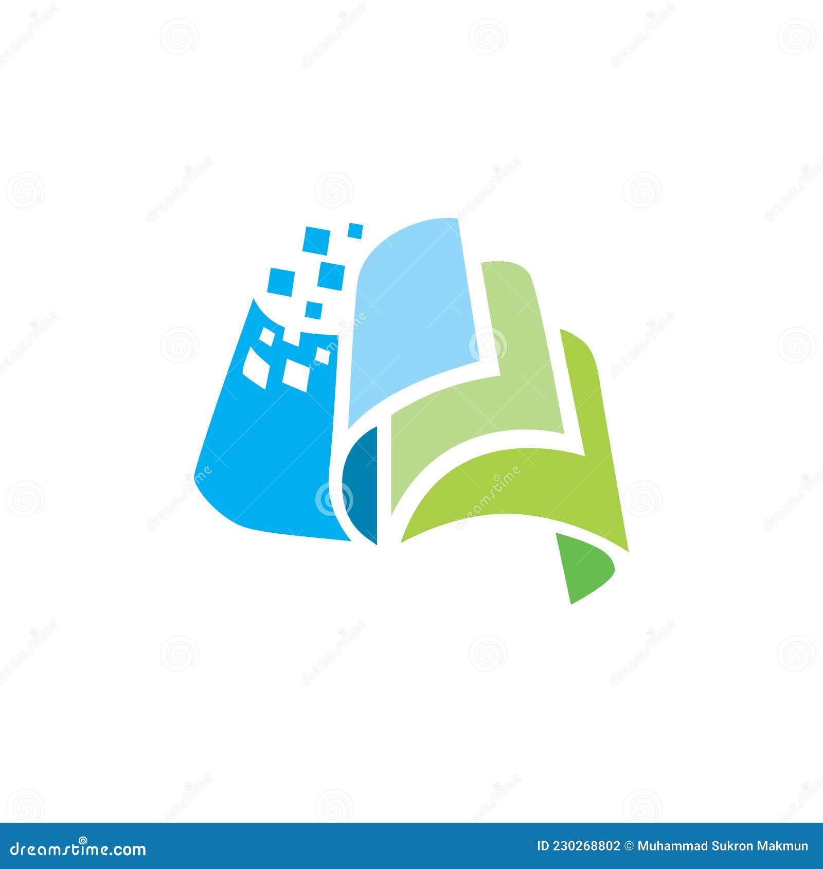 Abstract Book Technology Logo Icon Stock Vector - Illustration of ...