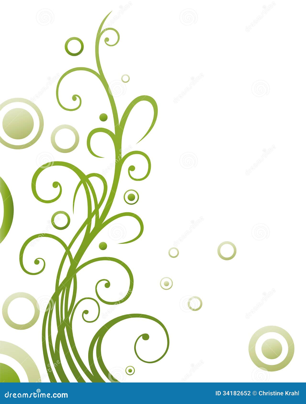 Abstract border stock vector. Illustration of green, design - 34182652