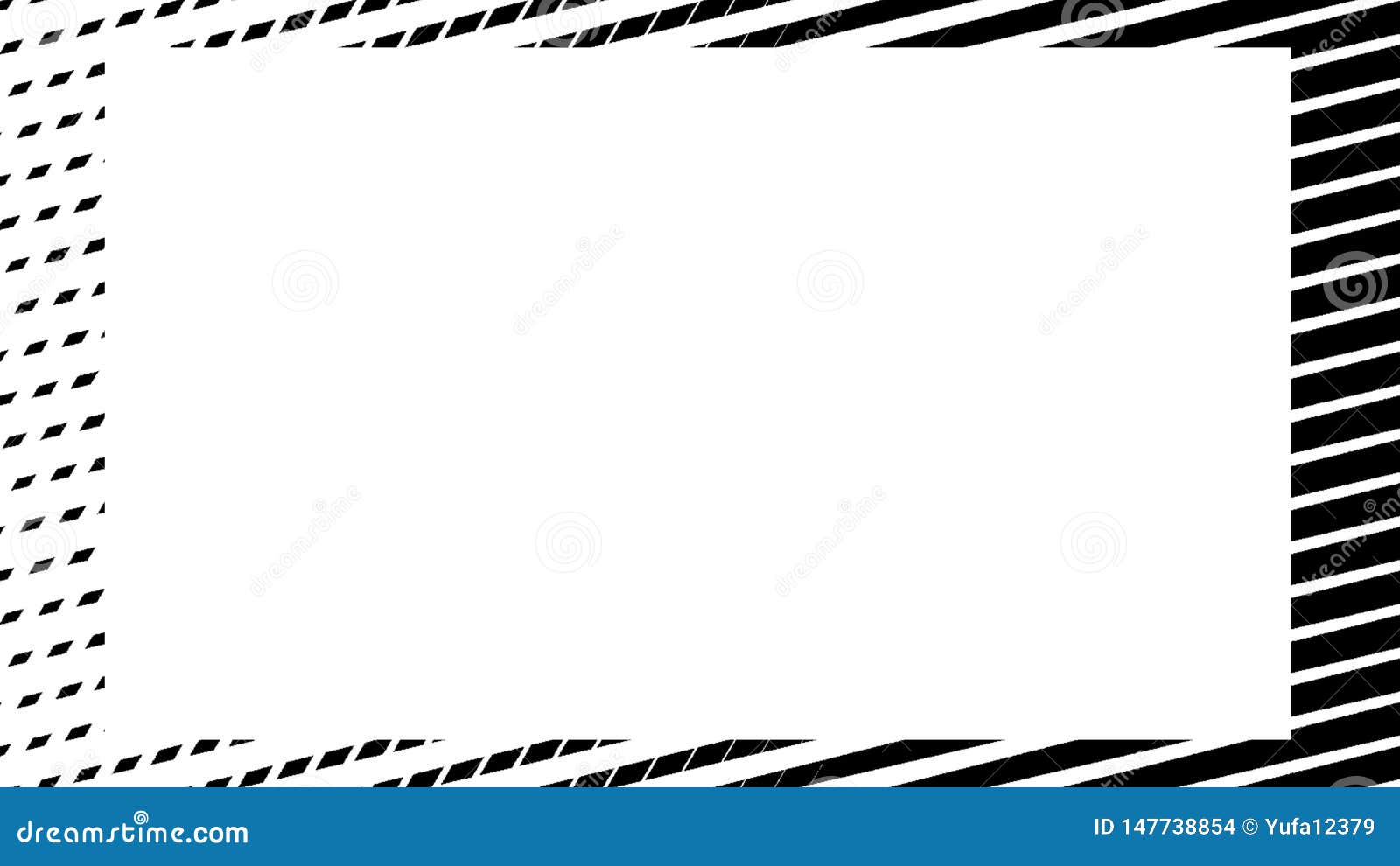 Abstract Border. Halftone Frame. Design Texture Overlays Stock ...