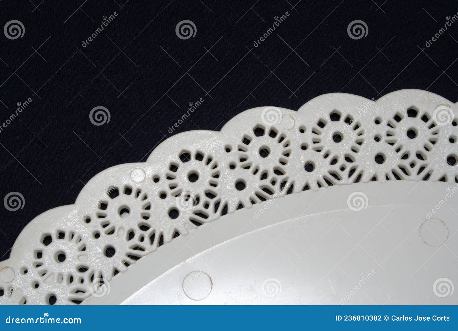 Abstract Border Texture of a Patterned Cake Pan with Perforations Stock ...