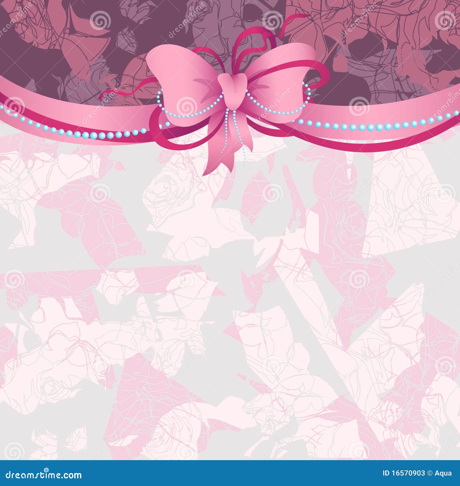 Abstract bow stock vector. Illustration of border, bouquet - 16570903