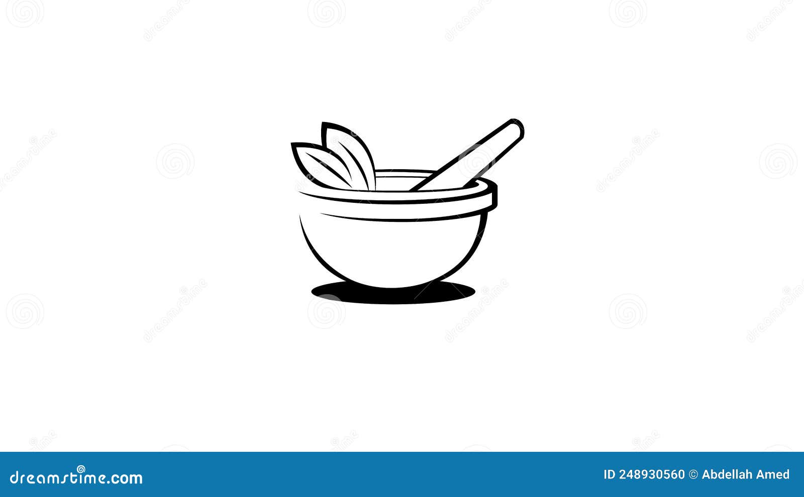 Bowl Leaves Therapy Ayurveda Pharma Collection Logo Vector Symbol ...