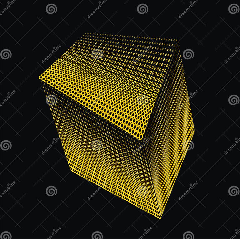Abstract box stock vector. Illustration of stack, abstract - 4000098