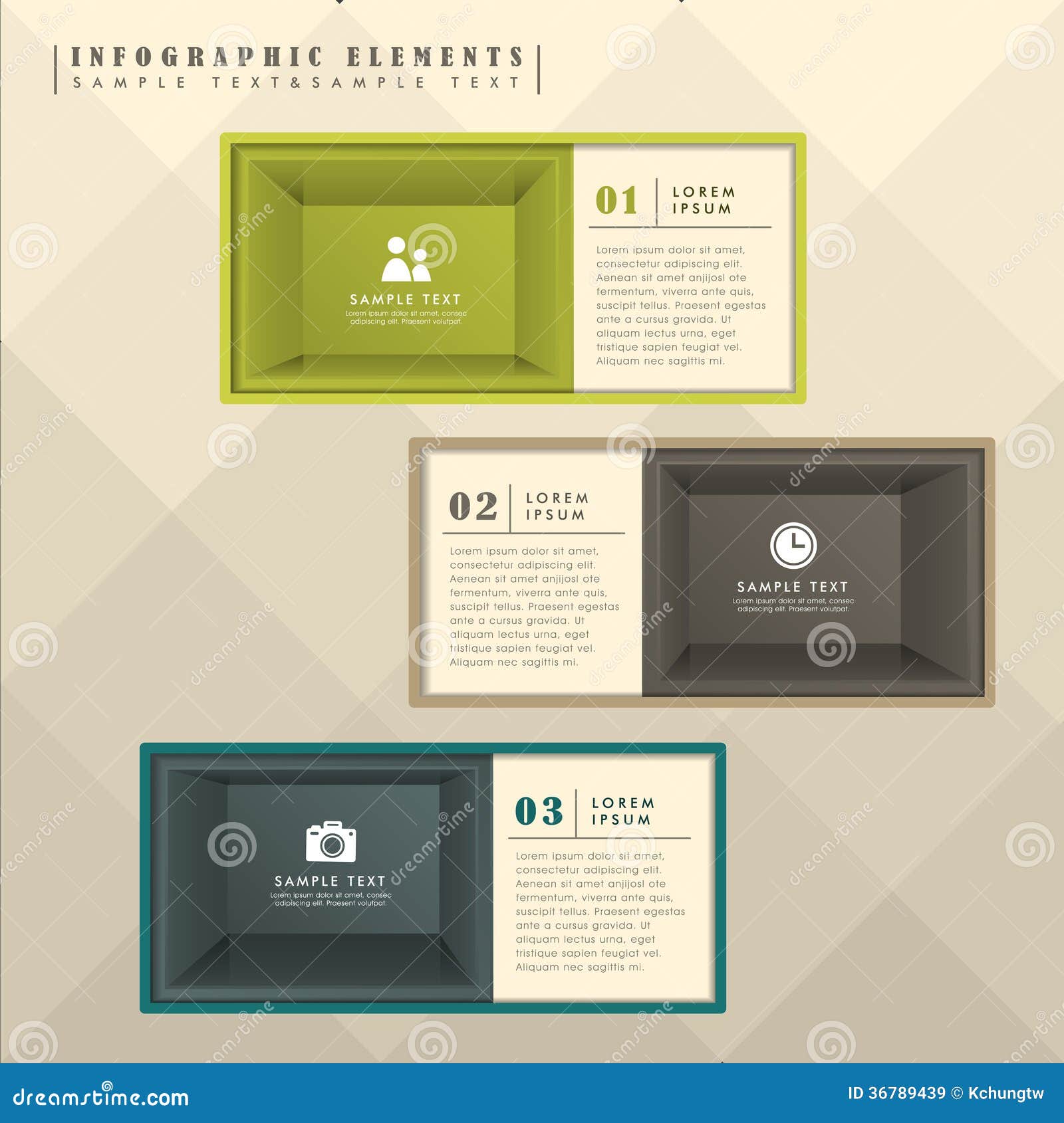 Abstract box infographics stock vector. Illustration of banner - 36789439