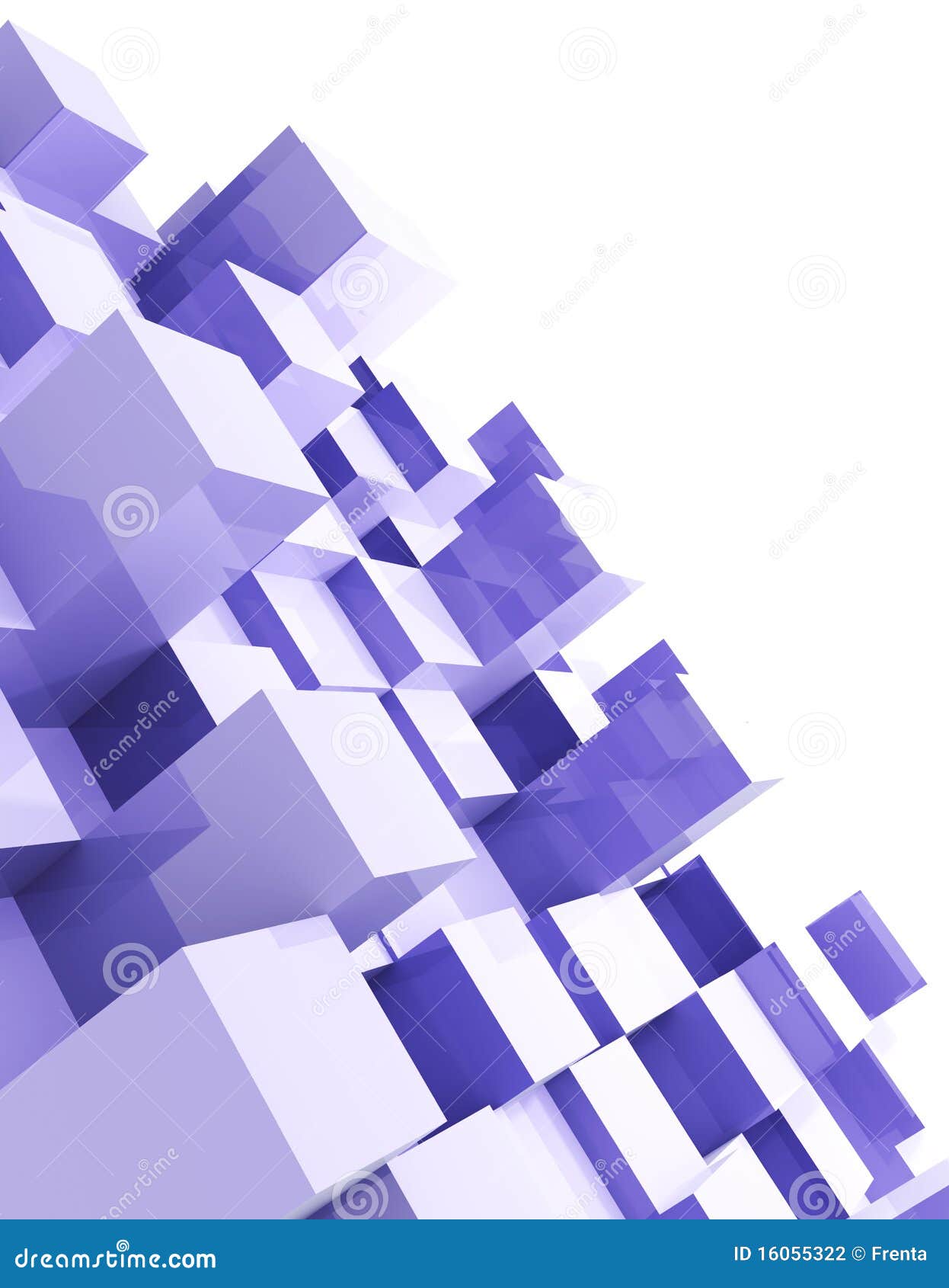 Abstract boxes stock illustration. Illustration of isolated - 16055322