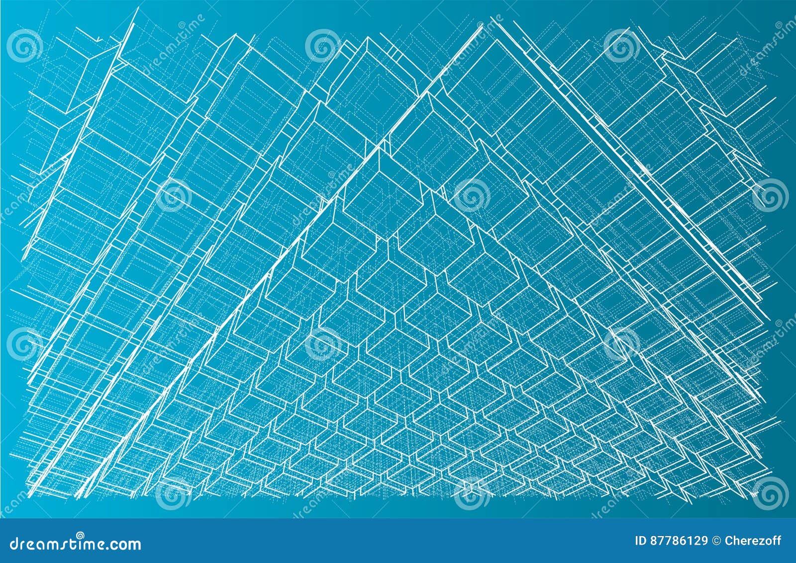 Abstract Boxes Background. Vector Illustration Stock Vector ...