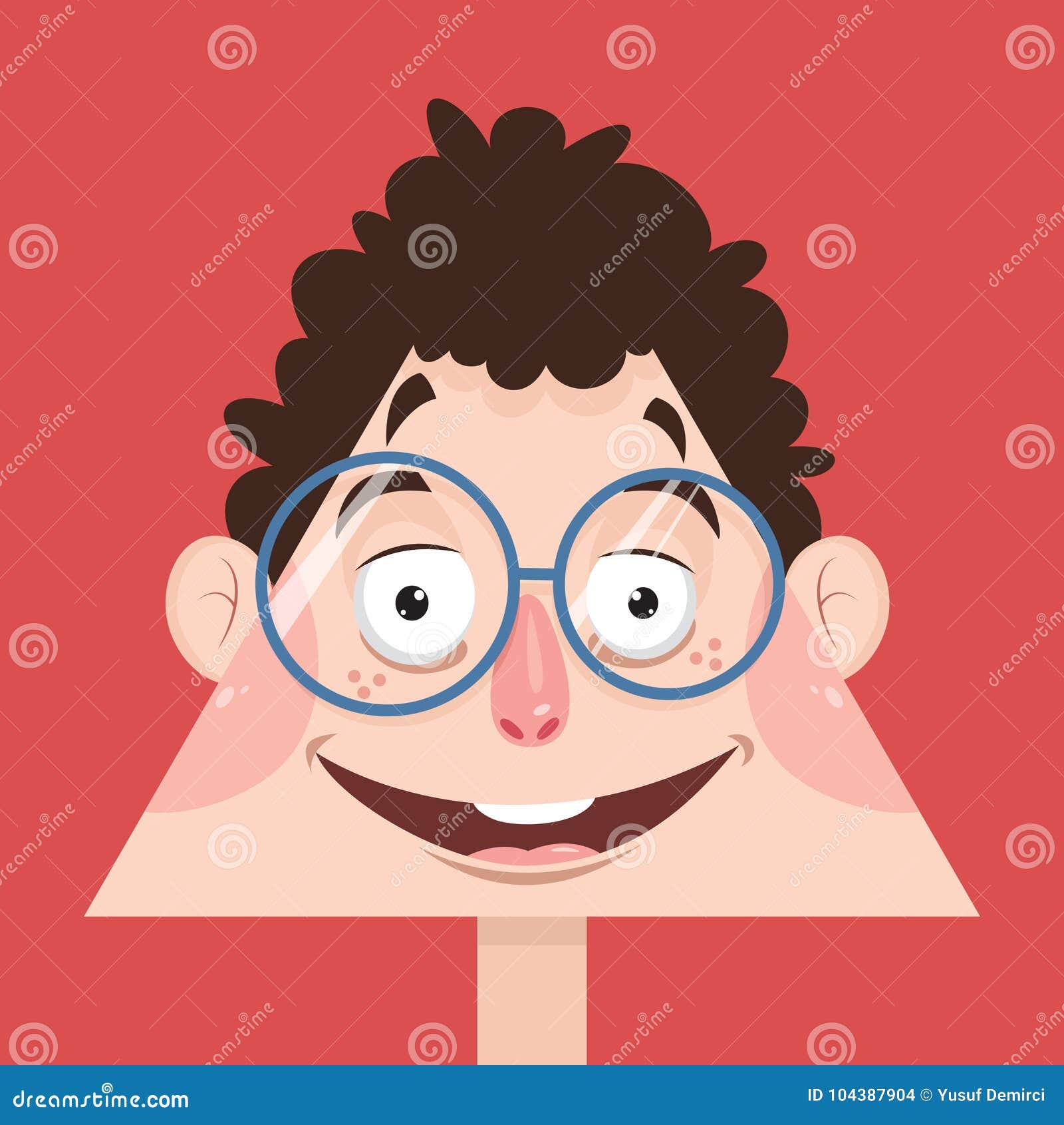 Abstract Boy Character Design Stock Vector - Illustration of graphic ...