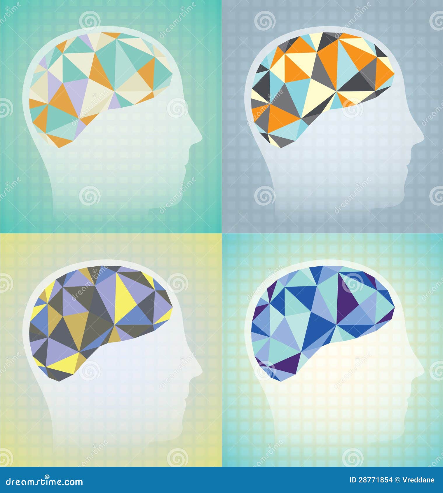 Abstract Brain Icon Abstract Brain Symbol Brain Icon Brain Symbol ...