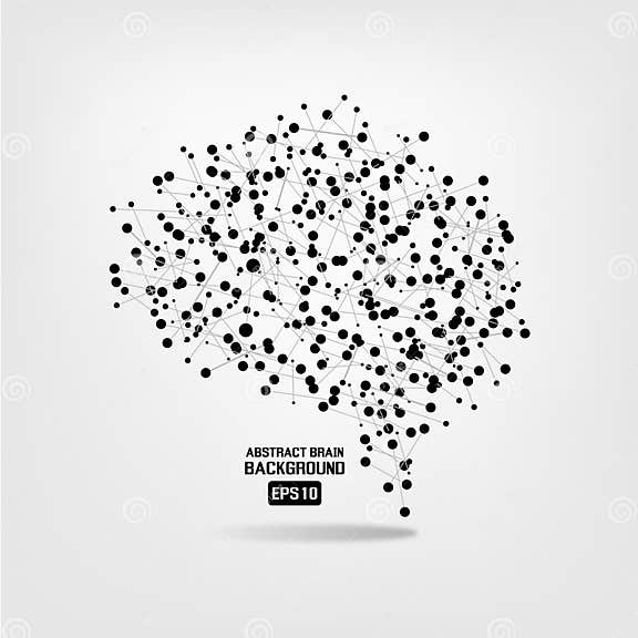 Abstract brain background stock vector. Illustration of atom - 57522592