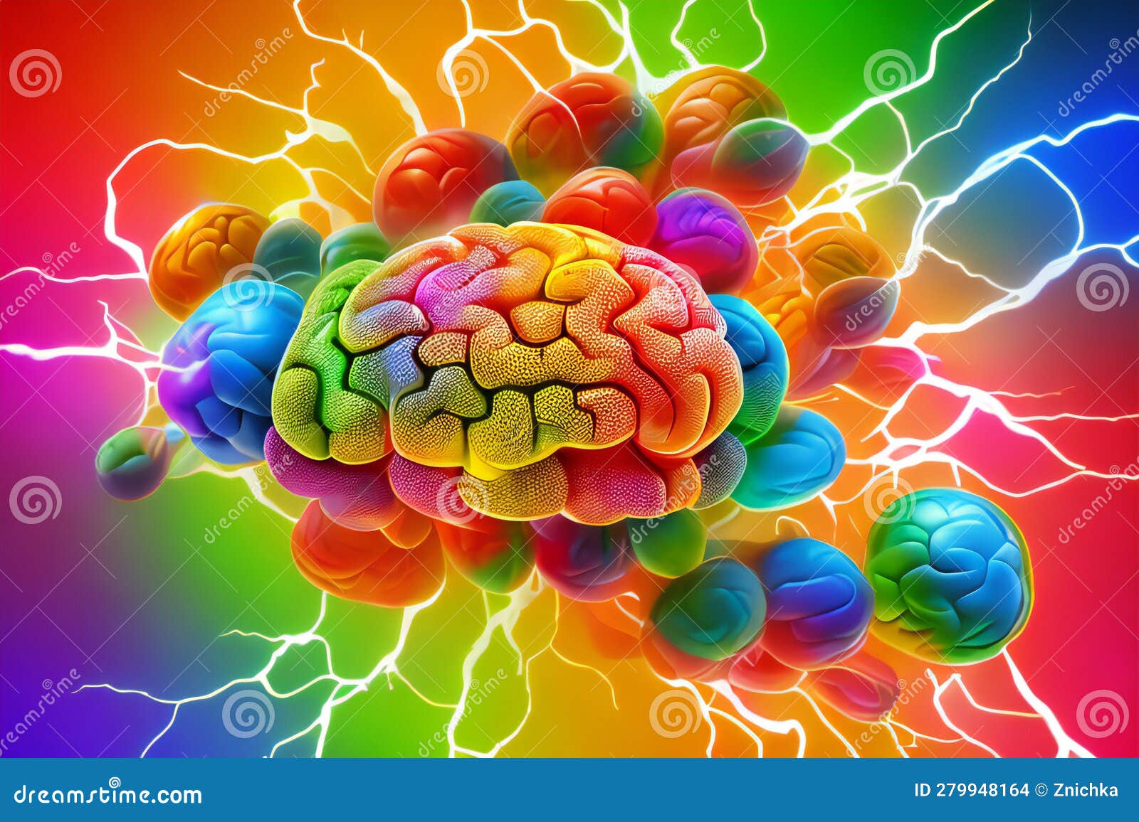 Microscopic Of Neural Network Brain Cells, Human Nervous System ... Microscopic Of Neural Network Brain Cells, Human Nervous System ...