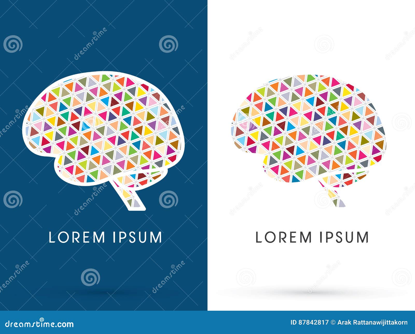 Abstract Brain Illustration Stock Vector - Illustration of graphic ...
