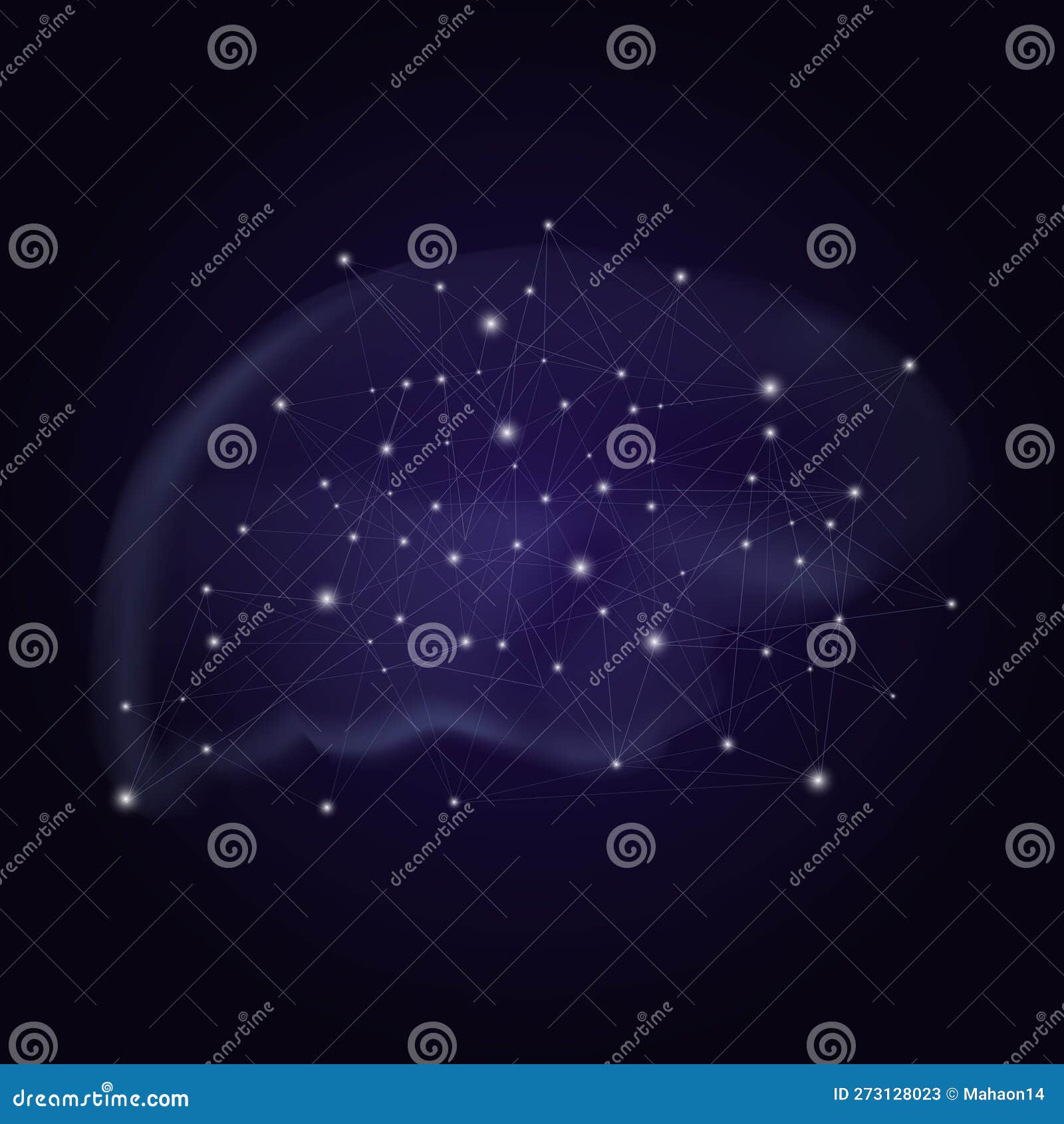 Abstract Brain Illustration Stock Vector - Illustration of polugonal ...