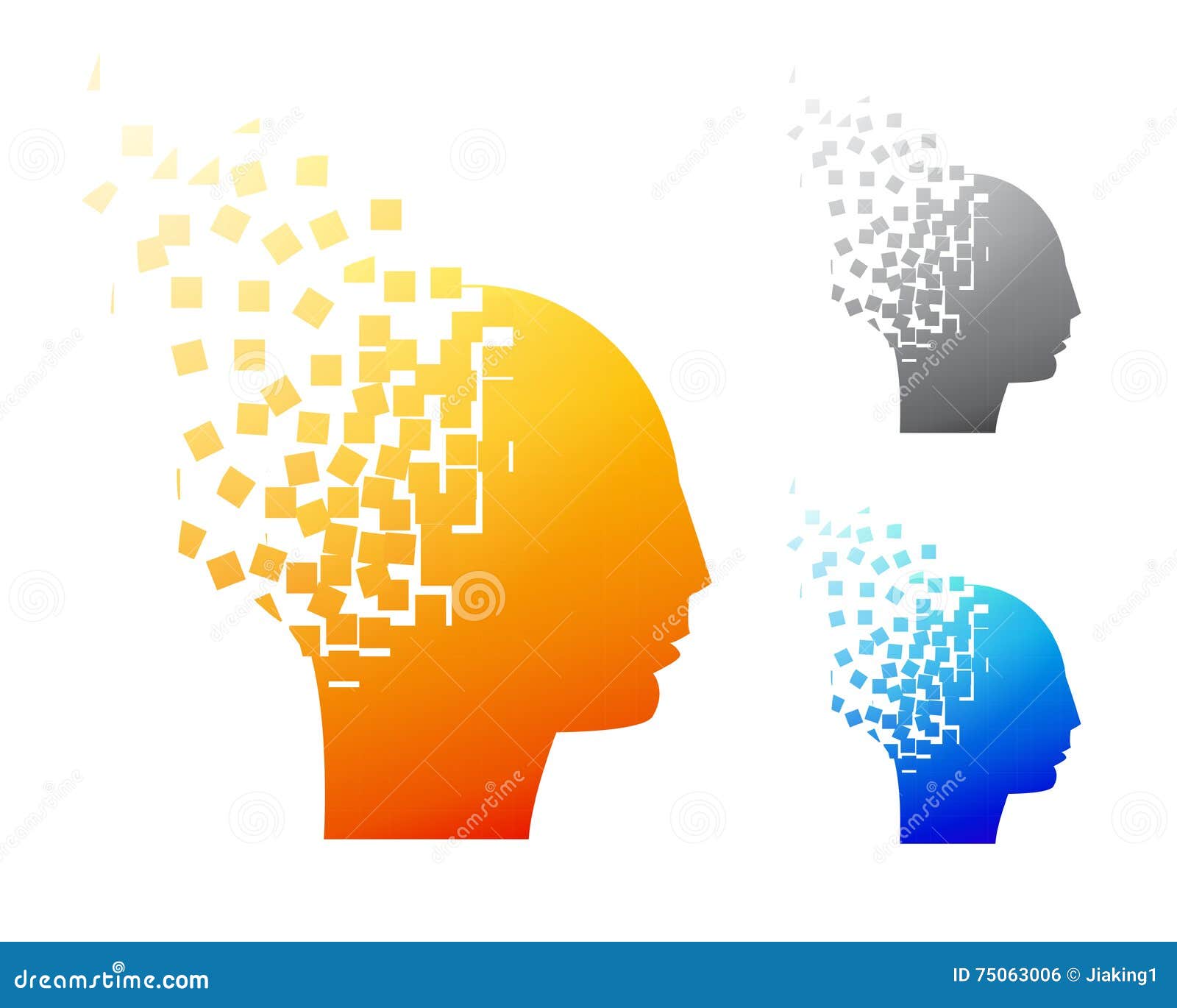 Abstract Brain Logo or Alzheimer Symbol Stock Vector - Illustration of ...