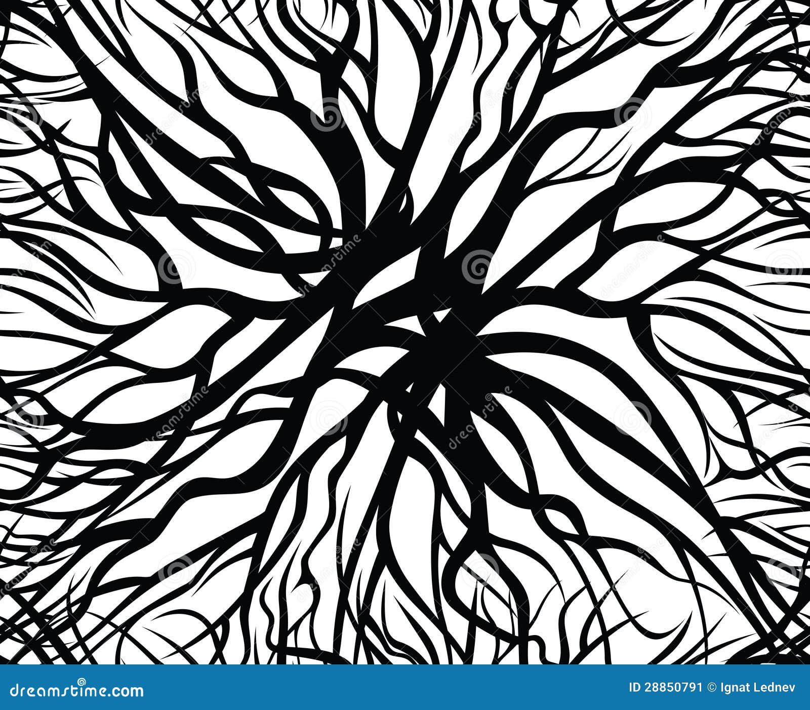 Abstract Branch Seamless Texture Stock Vector - Illustration of plant ...
