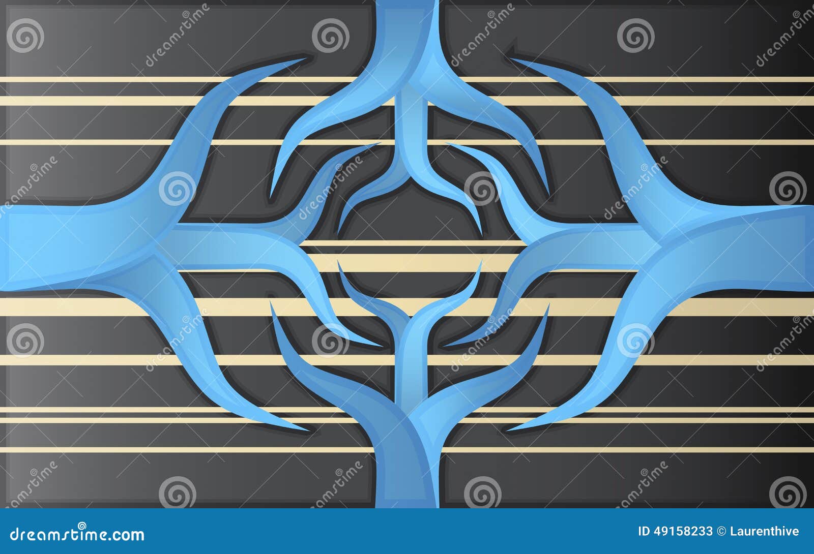 Abstract branches stock illustration. Illustration of graphic - 49158233