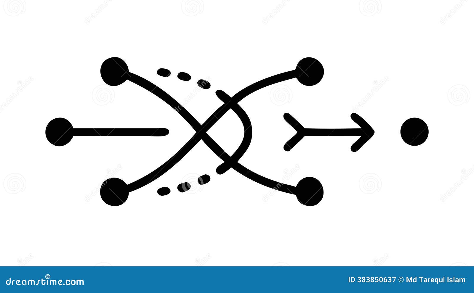 Diverging Paths: Close-Up Of Pink Hands Pointing In Different ...