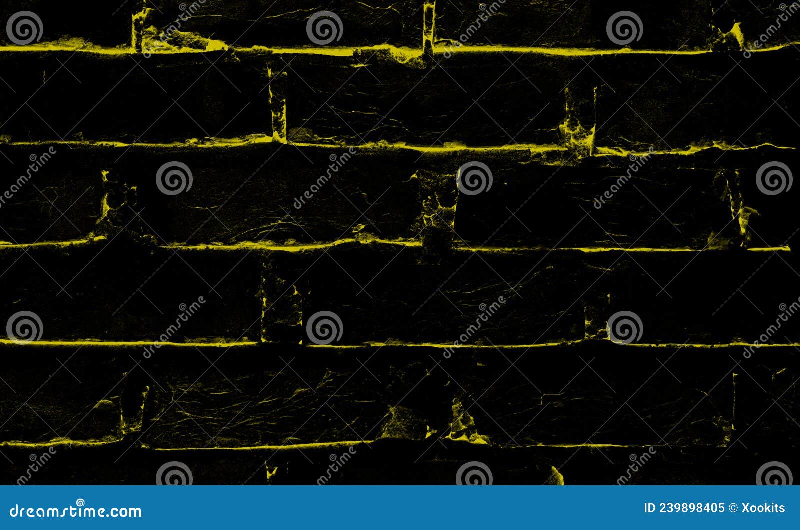 Abstract Brick Structural Yellow Color Concrete Wall Surface for ...