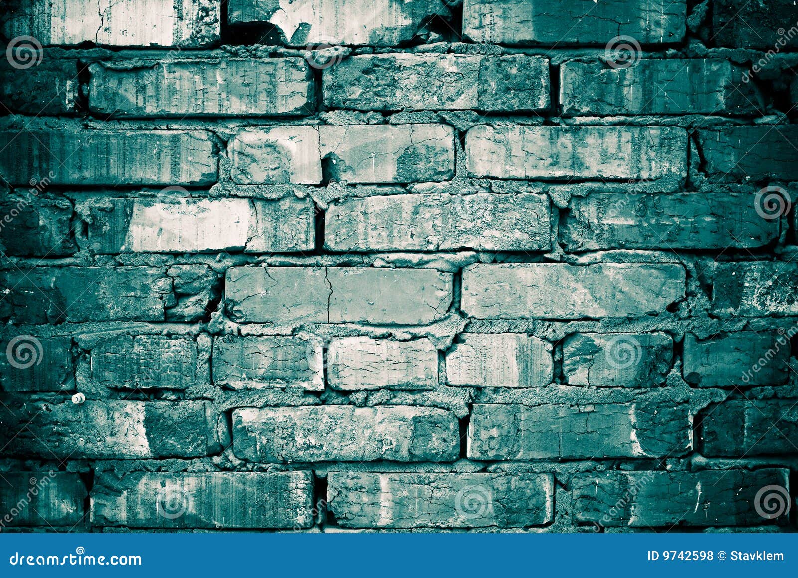 Abstract Brick Wall Background Stock Photo - Image of built, aged: 9742598