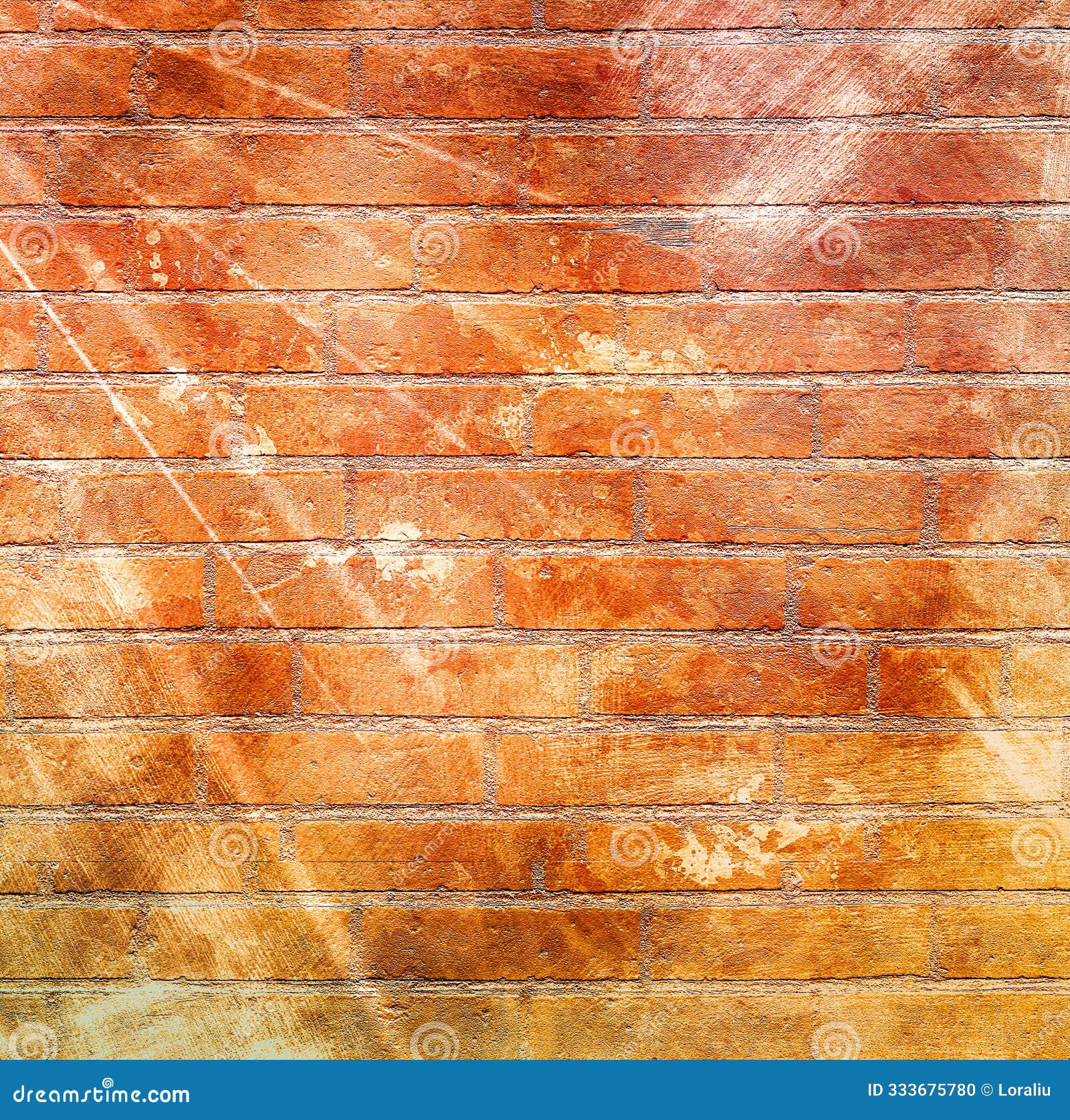 Abstract Red Brick Wall Background Stock Photo | CartoonDealer.com ...