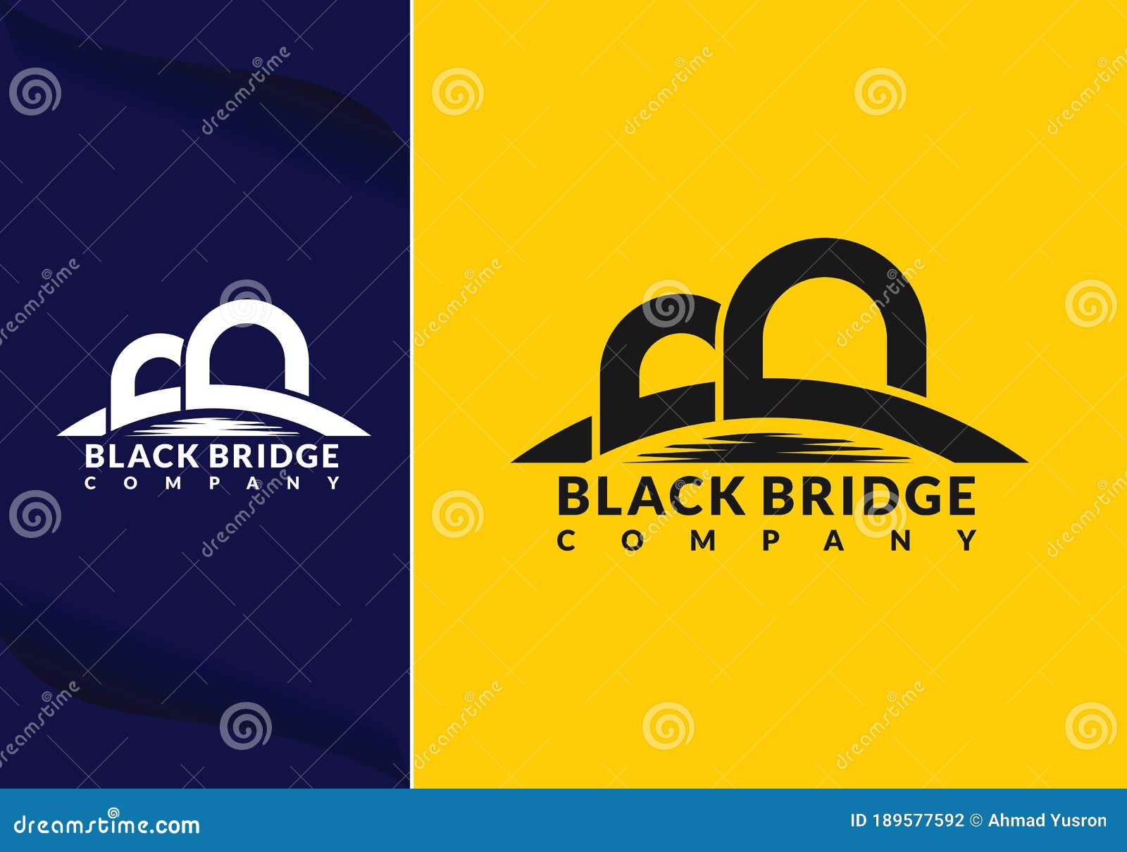 Abstract Bridge in Letter B Logo Design Template Emblem Symbol Stock ...