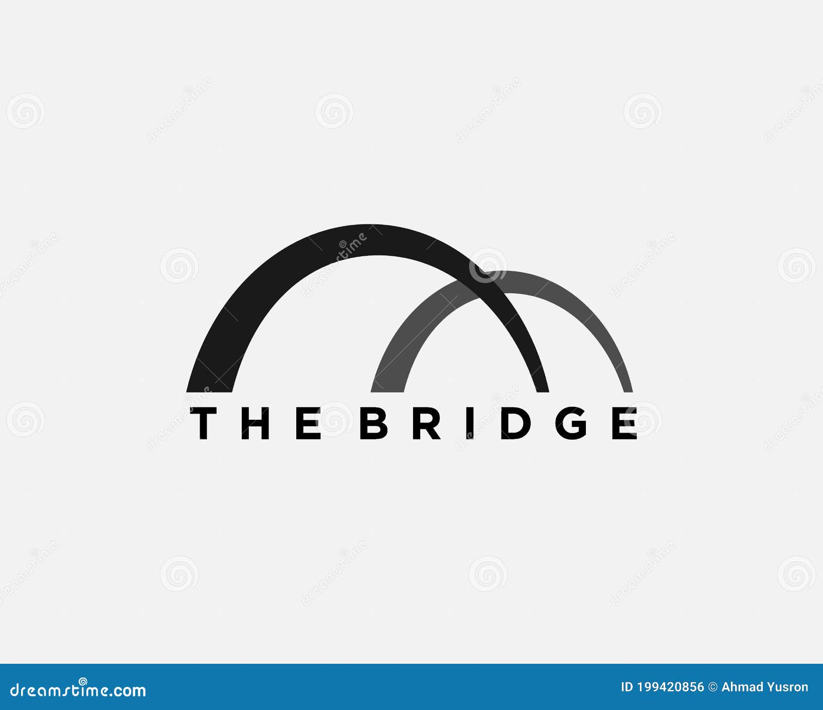 Abstract Bridge in Letter B Logo Design Template Emblem Symbol Stock ...