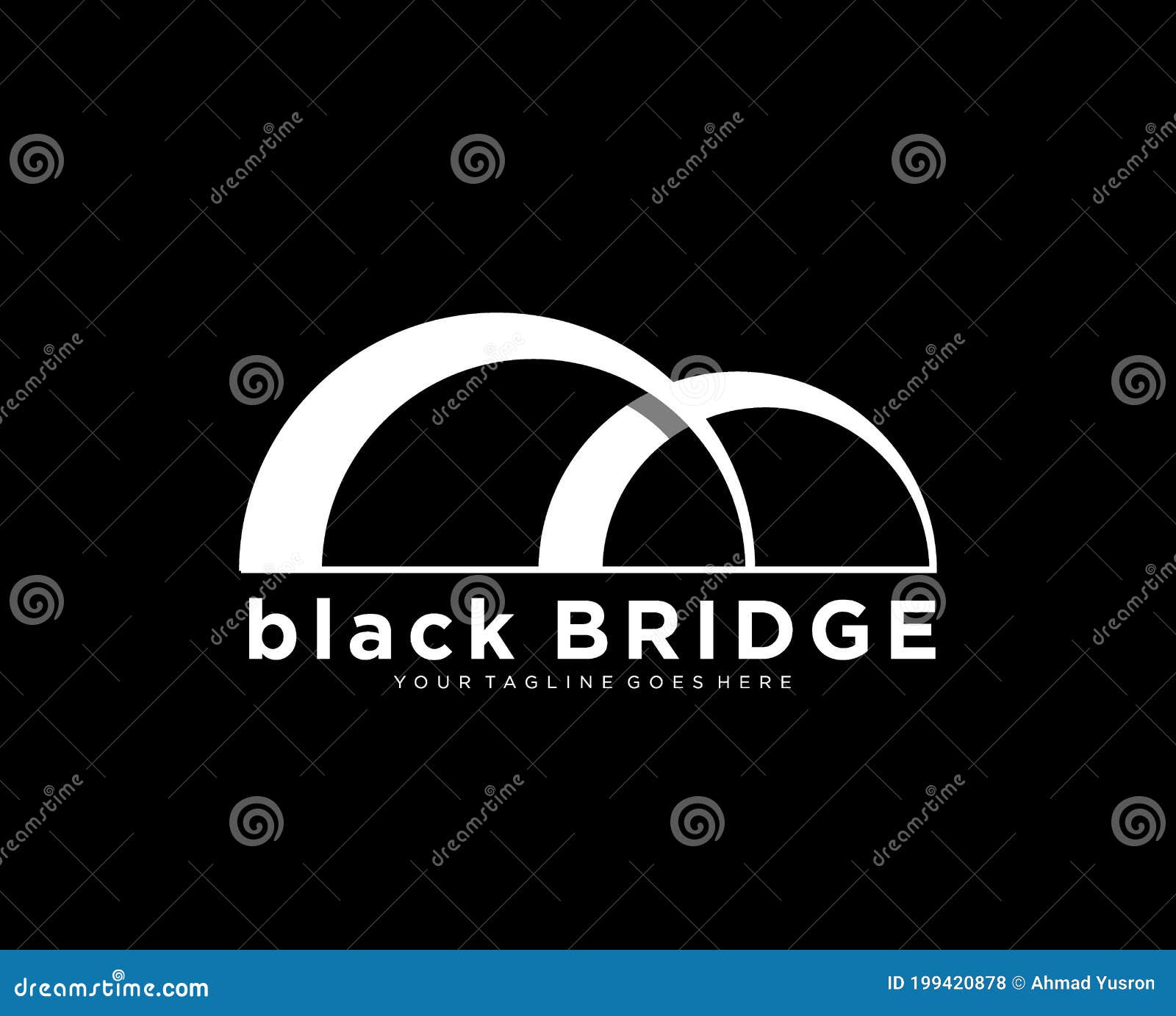 Abstract Bridge in Letter B Logo Design Template Emblem Symbol Stock ...