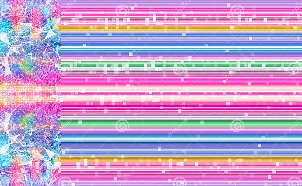 Abstract Technology Collage Background Stock Illustration ...