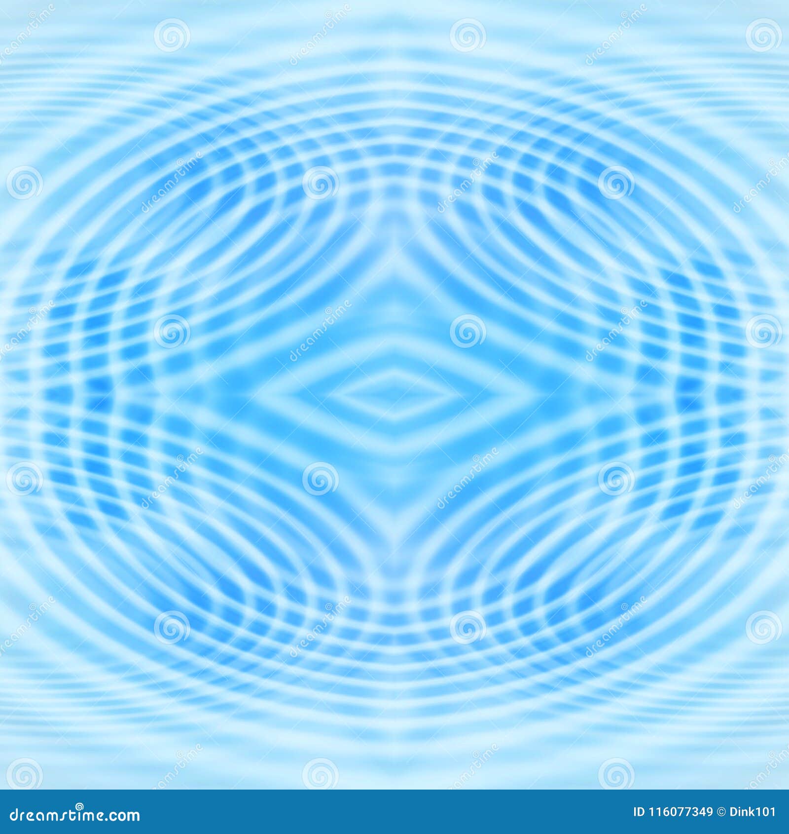 Abstract Blue Background with Concentric Ripples Water Pattern Stock ...