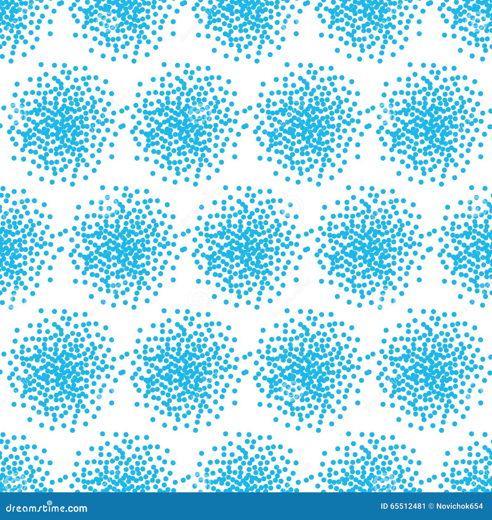 Abstract Bright Blue Dotted Background. Stock Vector - Illustration of ...