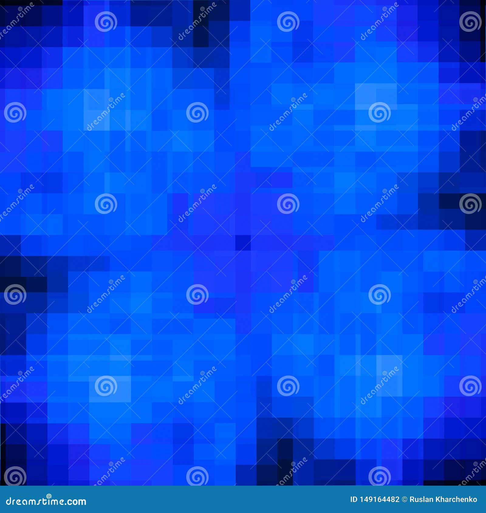 Abstract Bright Blue Mosaic Background Stock Photo - Image of grungy ...