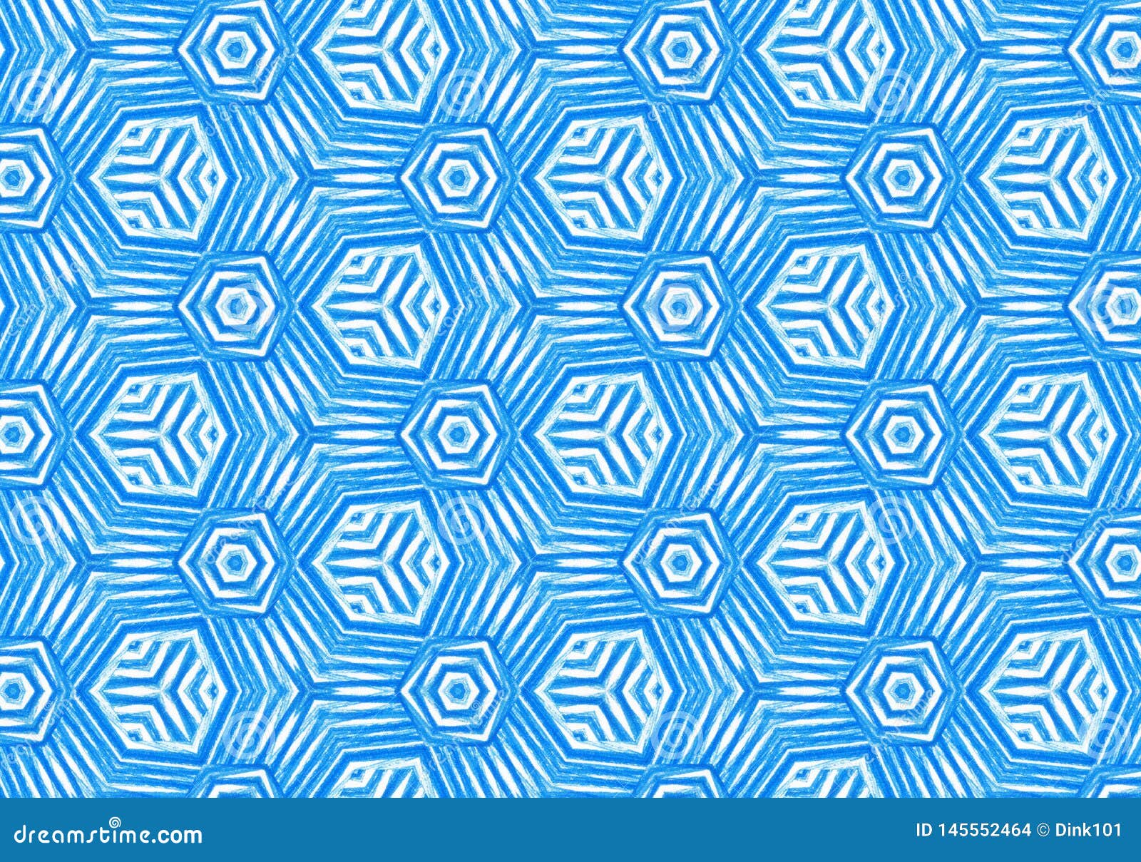 Abstract Bright Blue Repeating Pattern Stock Illustration ...