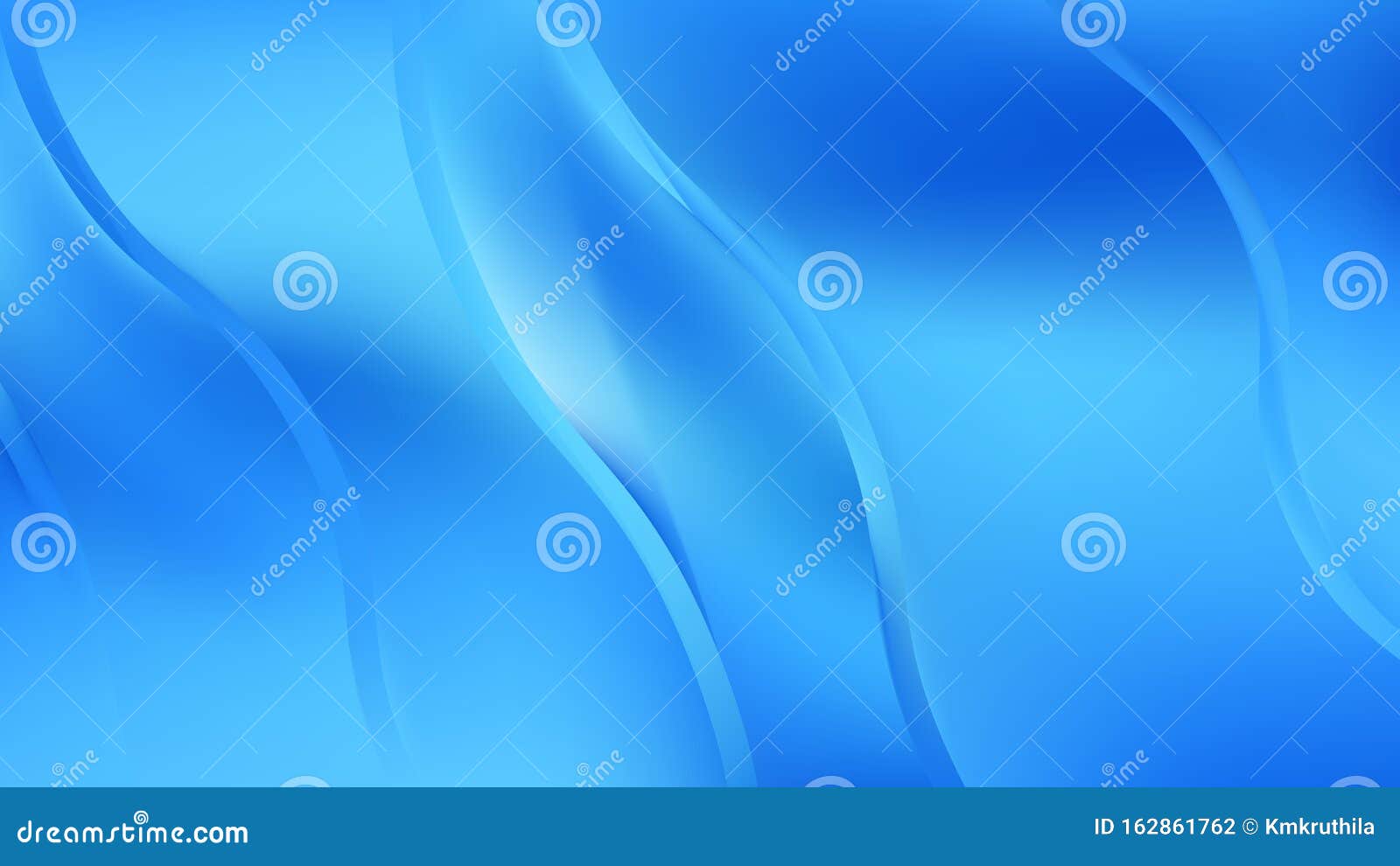 Abstract Bright Blue Wave Background Vector Art Stock Vector ...