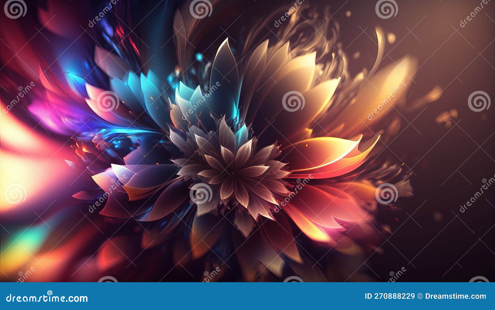Abstract Bright Color Background. Generative AI. Stock Image - Image of ...