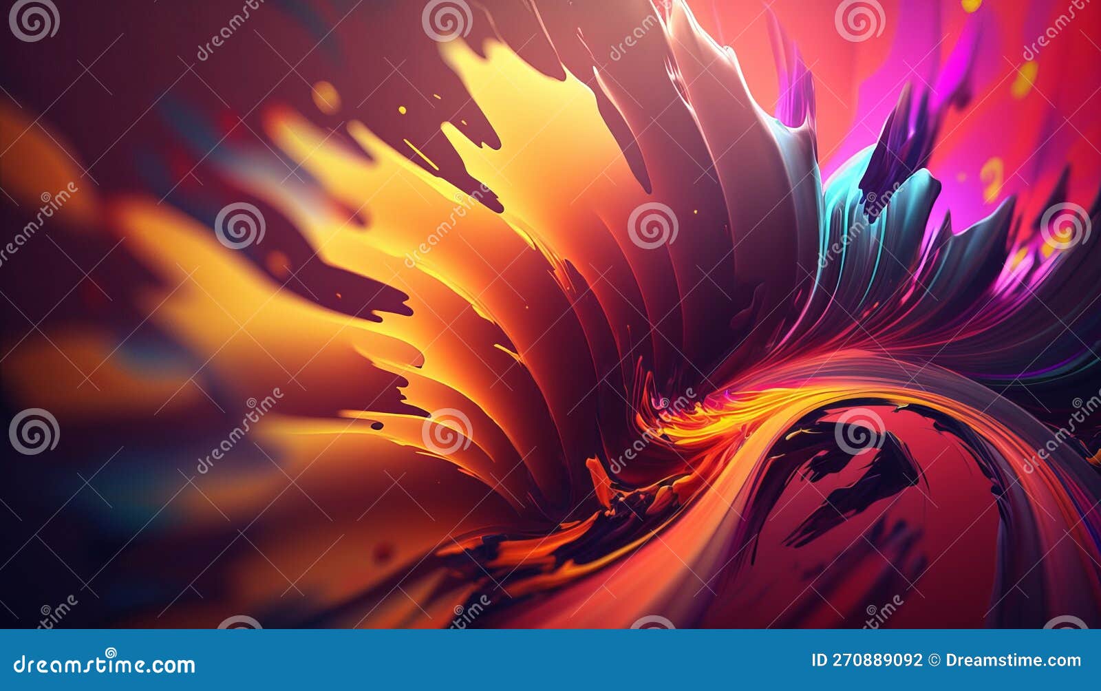 Abstract Bright Color Background. Generative AI. Stock Photo - Image of ...