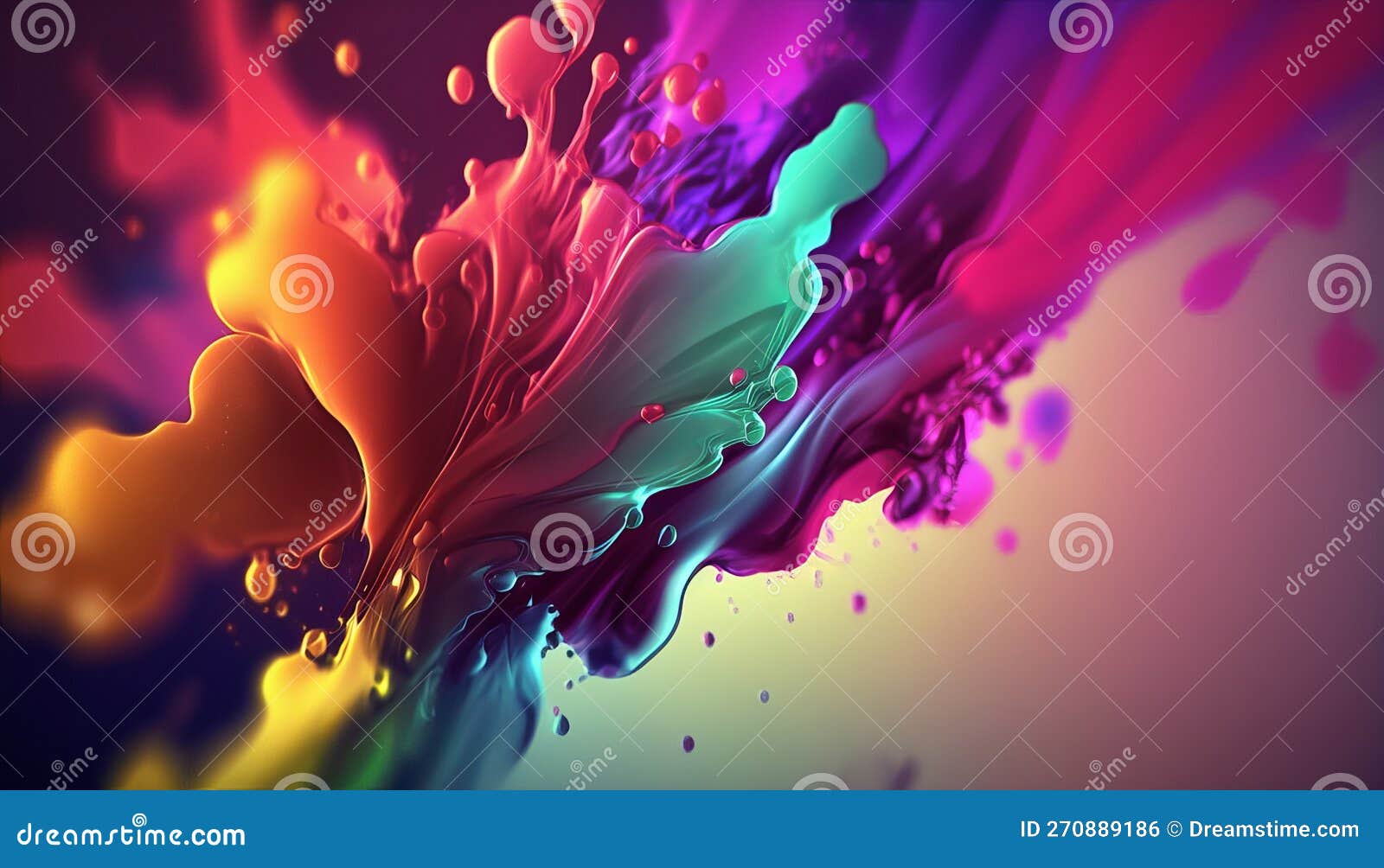 Abstract Bright Color Background. Generative AI. Stock Photo - Image of ...