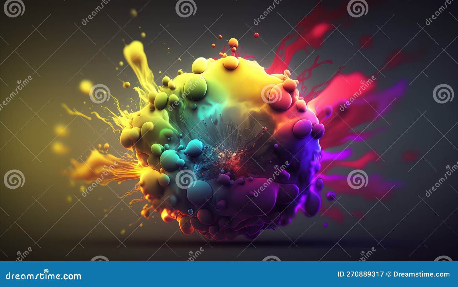 Abstract Bright Color Background. Generative AI. Stock Image - Image of ...