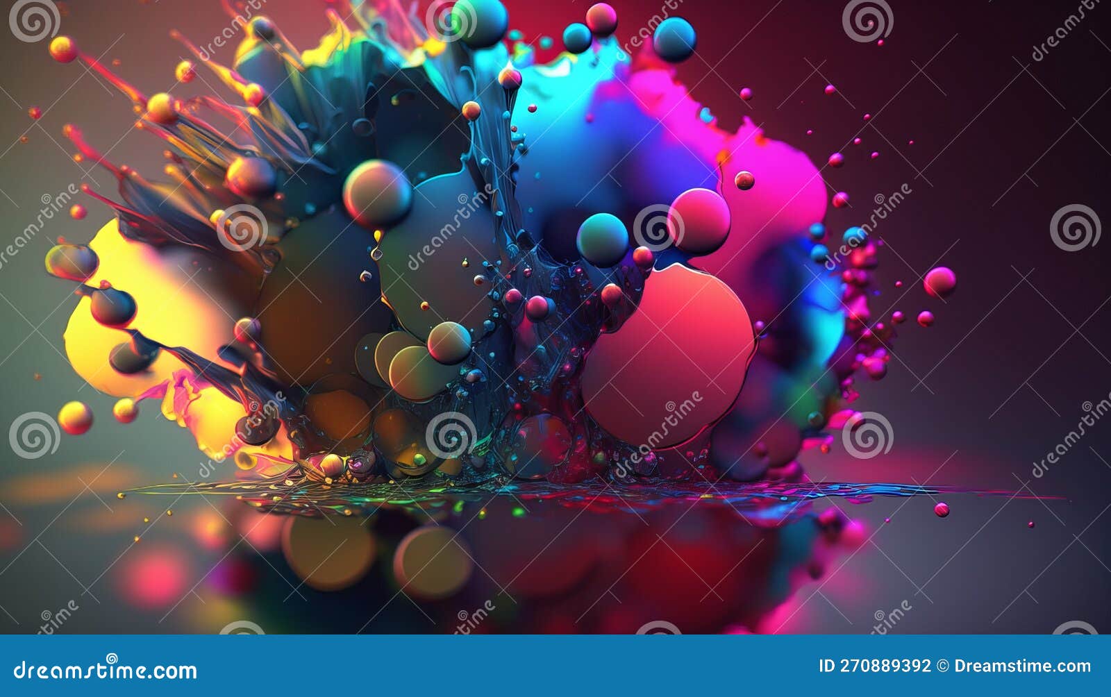 Abstract Bright Color Background. Generative AI. Stock Photo - Image of ...